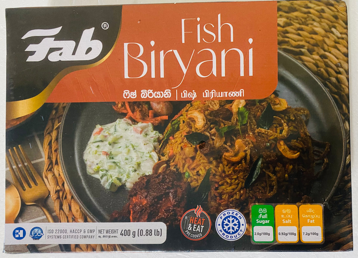 FAB Fish Biryani 400 g – MarsD Lanka