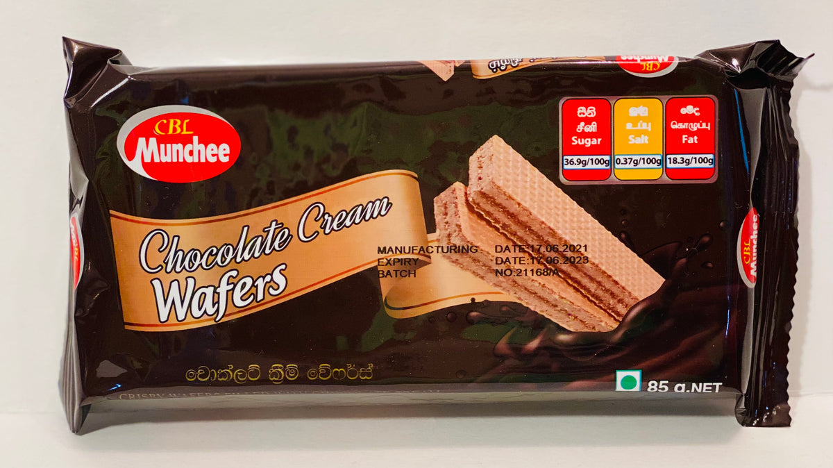 CBL Munchee Chocolate Cream Wafers - 85g – MarsD Lanka